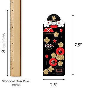 Big Dot of Happiness Red Carpet Hollywood - Movie Night Birthday Party Favor Kids Stickers - 16 Sheets - 256 Stickers