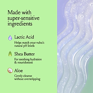 Billie - V Smooth - Shave Gel + Cleanser for Pubic Hair & Skin - pH-Balanced - Fragrance-Free - Gynecologist-Approved - 6.5 oz.