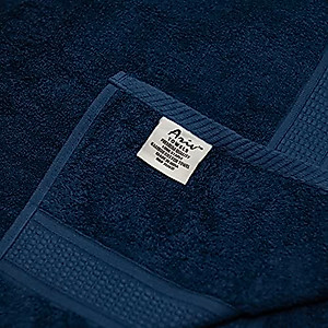 Ariv Towels - Bath Towels Set - Premium Bamboo Cotton Bath Towels - Ultra Absorbent, Soft Feel and Quick Drying 30" X 52" (Denim)