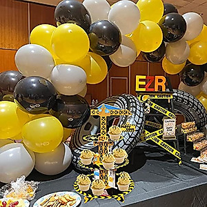 3 Tier Construction Birthday Cupcake Stand Construction Birthday Party Supplies for Construction Baby Shower Dump Truck Party Decorations