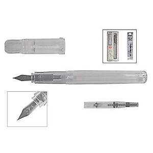 Pilot Kakuno Fountain Pen (Fine-Nib, Non Color Body) with Converter (CON-40) Set