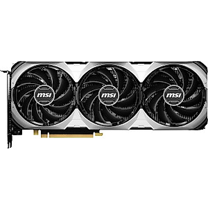 MSI Gaming GeForce RTX 4070 12GB GDRR6X Extreme Clock: 2520 MHz 192-Bit HDMI/DP Nvlink TORX Fan 4.0 Ada Lovelace Architecture Graphics Card (RTX 4070 VENTUS 3X 12G OC)
