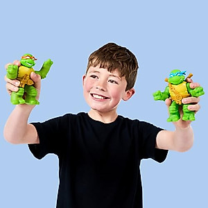 Heroes of Goo Jit Zu Teenage Mutant Ninja Turtles | 4 Pack | Super Oozy Toy Figures | Classic Donatello, Classic Michelangelo, Classic Leonardo & Classic Raphael | with Different Colored Mutations