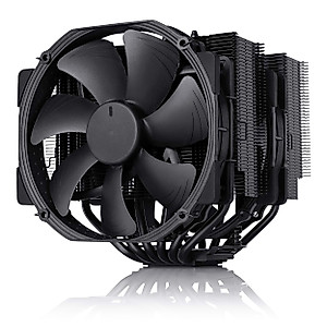 Noctua NH-D15 chromax.Black CPU Cooler with NA-HC3 chromax.Black.swap Heatsink Covers