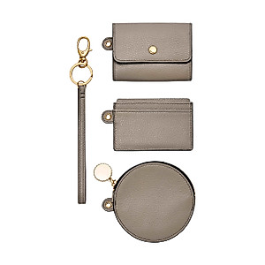 Fossil womens Rio 3-in-1 Wristlet, Gray, One Size US