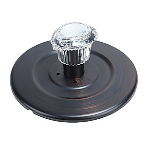Trim Kit fits Moen Tub and Shower Chateau Series with Brass Escutcheon Screws Tube and Handle By PlumbUSA (Oil Rubbed Bronze)