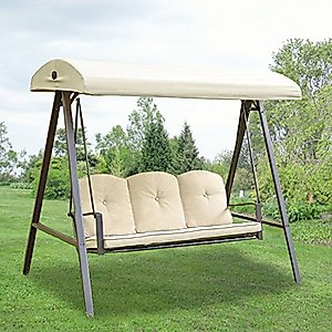 Garden Winds Replacement Canopy Top Cover for The Cunningham Swing - Riplock 350