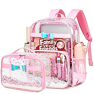 Gazigo Girls School Backpack Causal Canvas Stripe Backpack Cute Teen Backpacks For Girls School Bag (Blue)