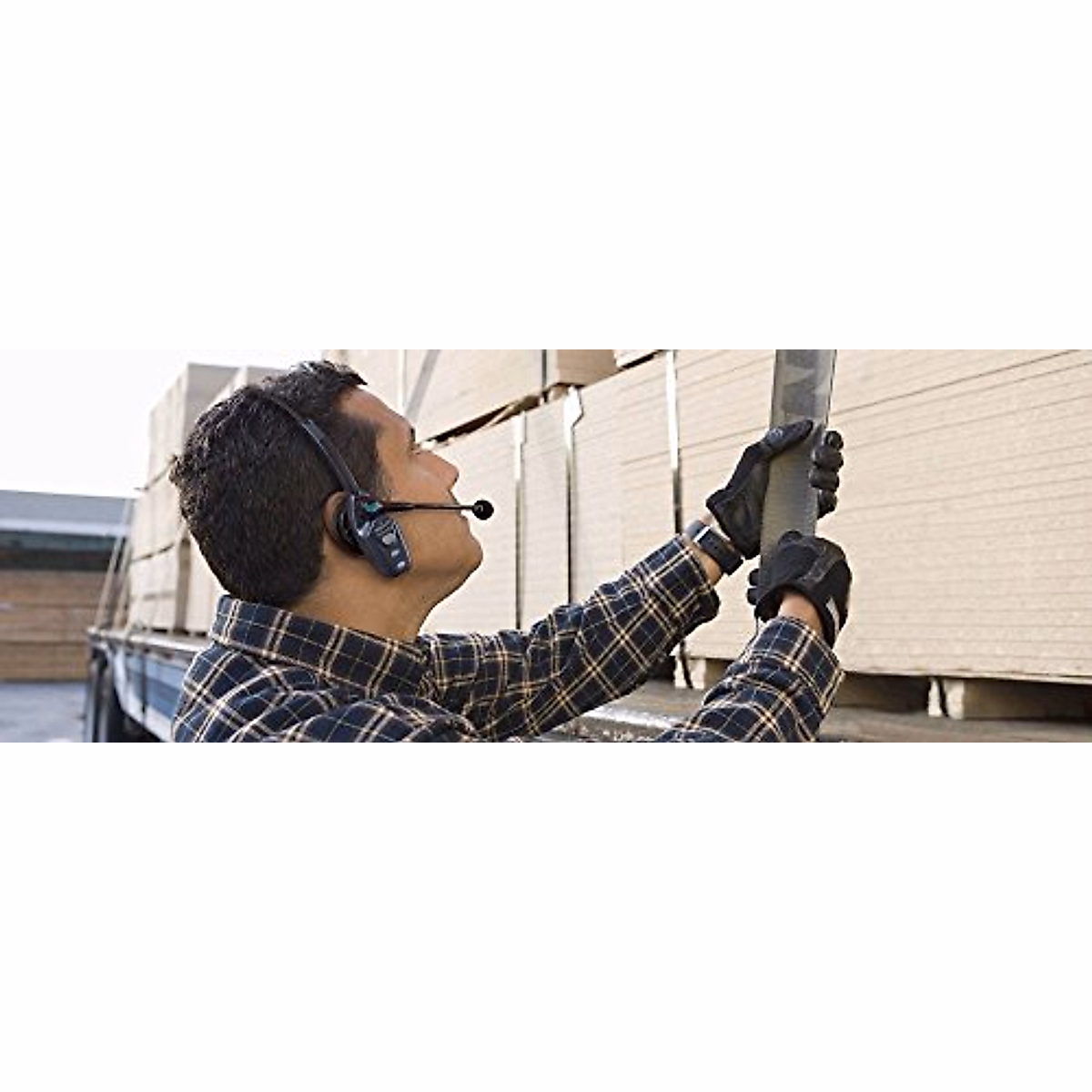 Global Teck Worldwide BlueParrott B250 XTS Bluetooth Headset - Designed for Noisy Environments, Noise Canceling Microphone, Drivers, Truckers - All-Day Talk Time, Audifonos Inalambrico Bluetooth