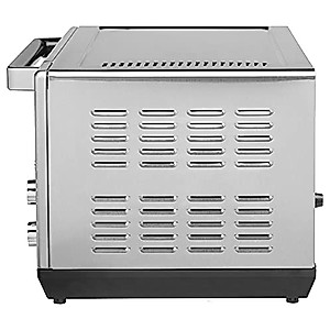 GE Convection Toaster Oven | Calrod Heating Technology | Large Capacity Toaster Oven Complete With 7 Cook Modes & Oven Accessories | Countertop Kitchen Essentials | 1500 Watts | Stainless Steel