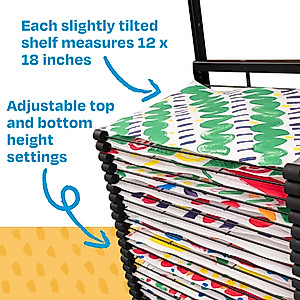 Sax-409129 Over-The-Door Drying Rack, 20 Shelves , 4-1/2 x 21-1/2 in