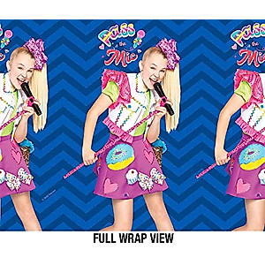 Jojo Siwa OFFICIAL Pass The Mic 24 oz Insulated Canteen Water Bottle, Leak Resistant, Vacuum Insulated Stainless Steel with Loop Cap