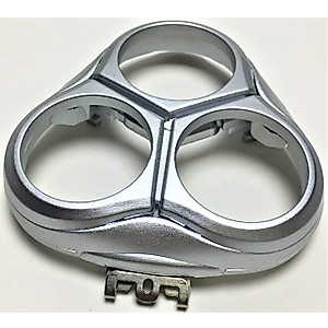 Shaver Razor Head Holder Cover & Frame Plate for Philips Norelco SmartTouch-XL HQ9100 HQ 9100XL 9100XLCC HQ9140 HQ 9140XL 9140XLCC HQ9150 HQ 9150XL 9150XLCC HQ9160 HQ 9160XL 9160XLCC Beard Silver