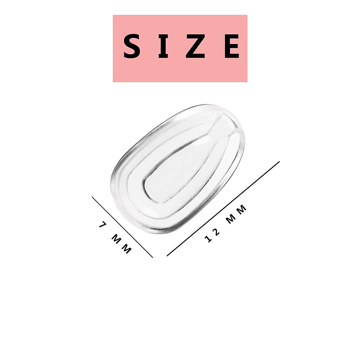 Oakley Nose Pads Replacement Especially Designed for Oakley Eyewear, Non-Slip Silicone 10pairs/Pack