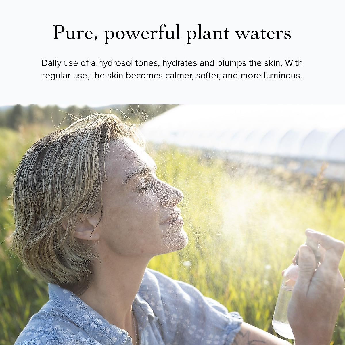 evanhealy Rose Geranium HydroSoul | Copper Distilled Hydrosol | Gentle, Astringent Organic Facial Tonic | Balancing Face Toner for Dry, Oily, Combination, Teen Skin