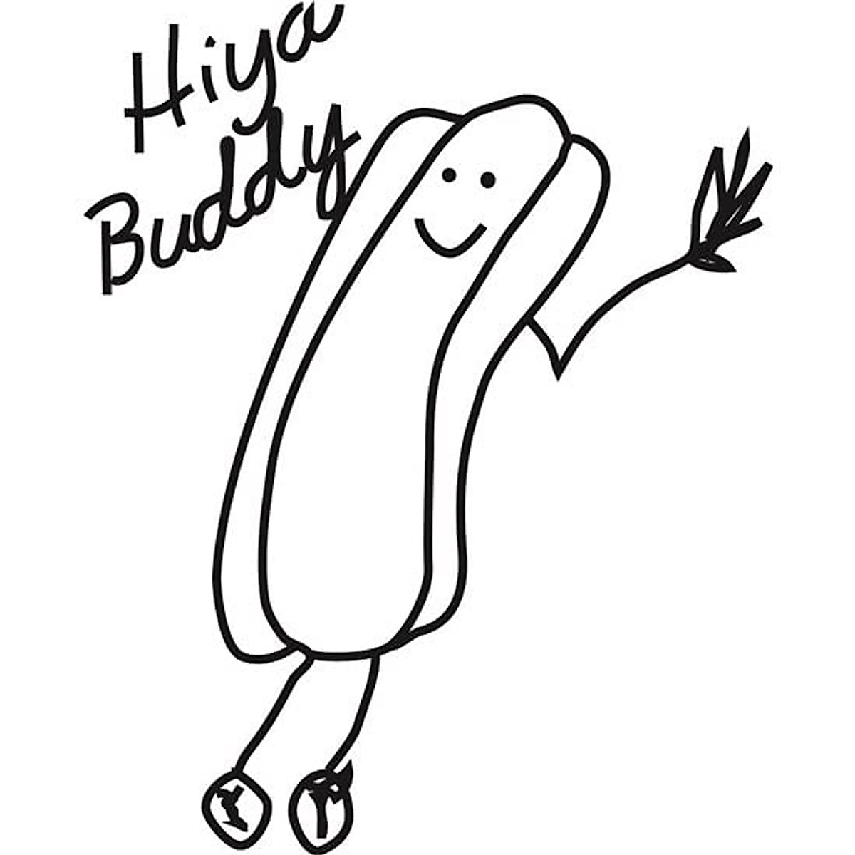 CafePress Hiya Buddy! Mugs Ceramic Coffee Mug, Tea Cup 11 oz