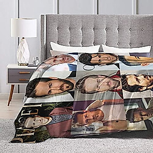 Ryan Reynolds Soft and Comfortable Warm Fleece Blanket for Sofa, Bed, Office Knee pad,Bed car Camp Beach Blanket Throw Blankets (80"x60") … (50"x40")