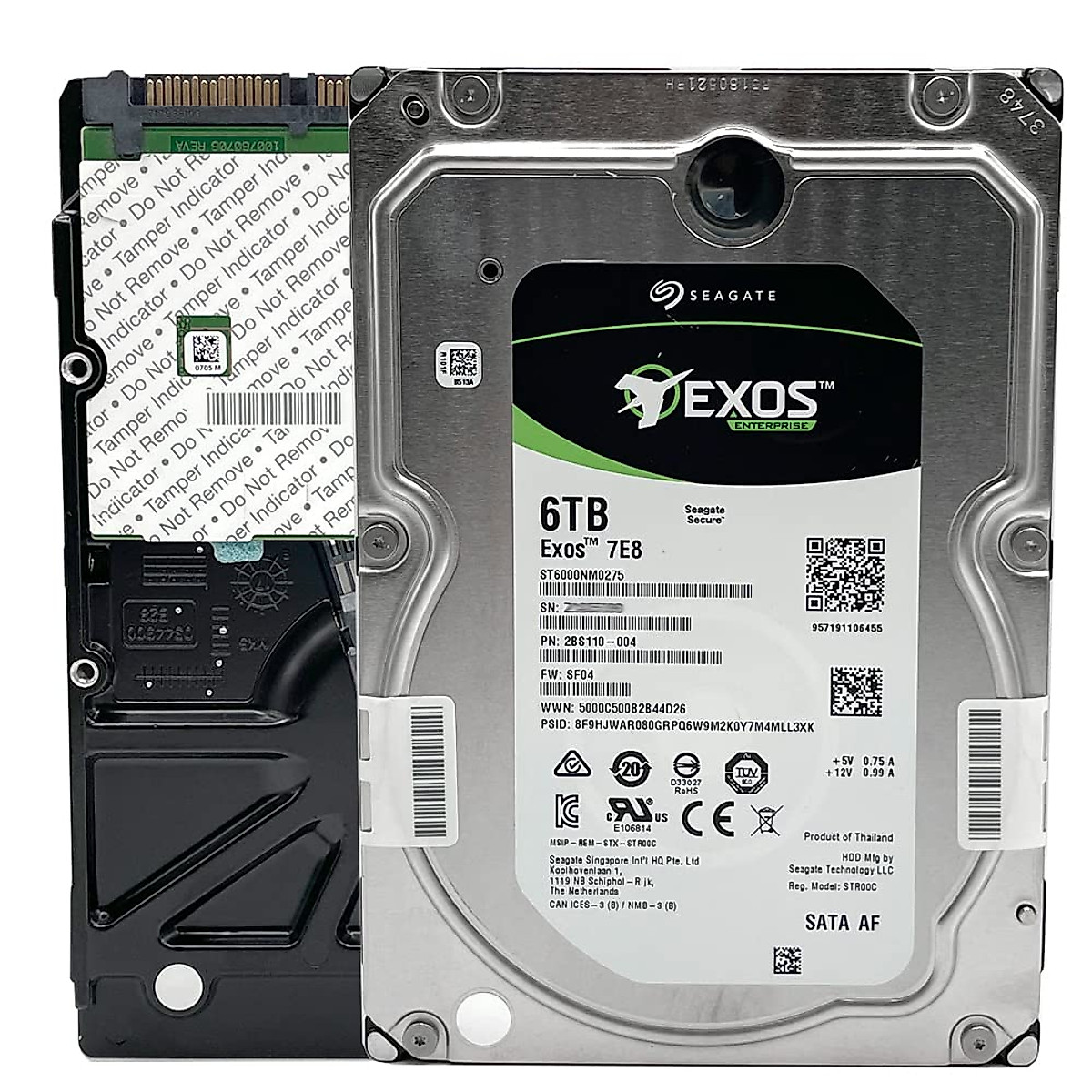 Seagate HDD ST6000NM0175 6TB SATA 6Gb/s Enterprise 7200RPM 256MB 3.5 inch 512e Bare