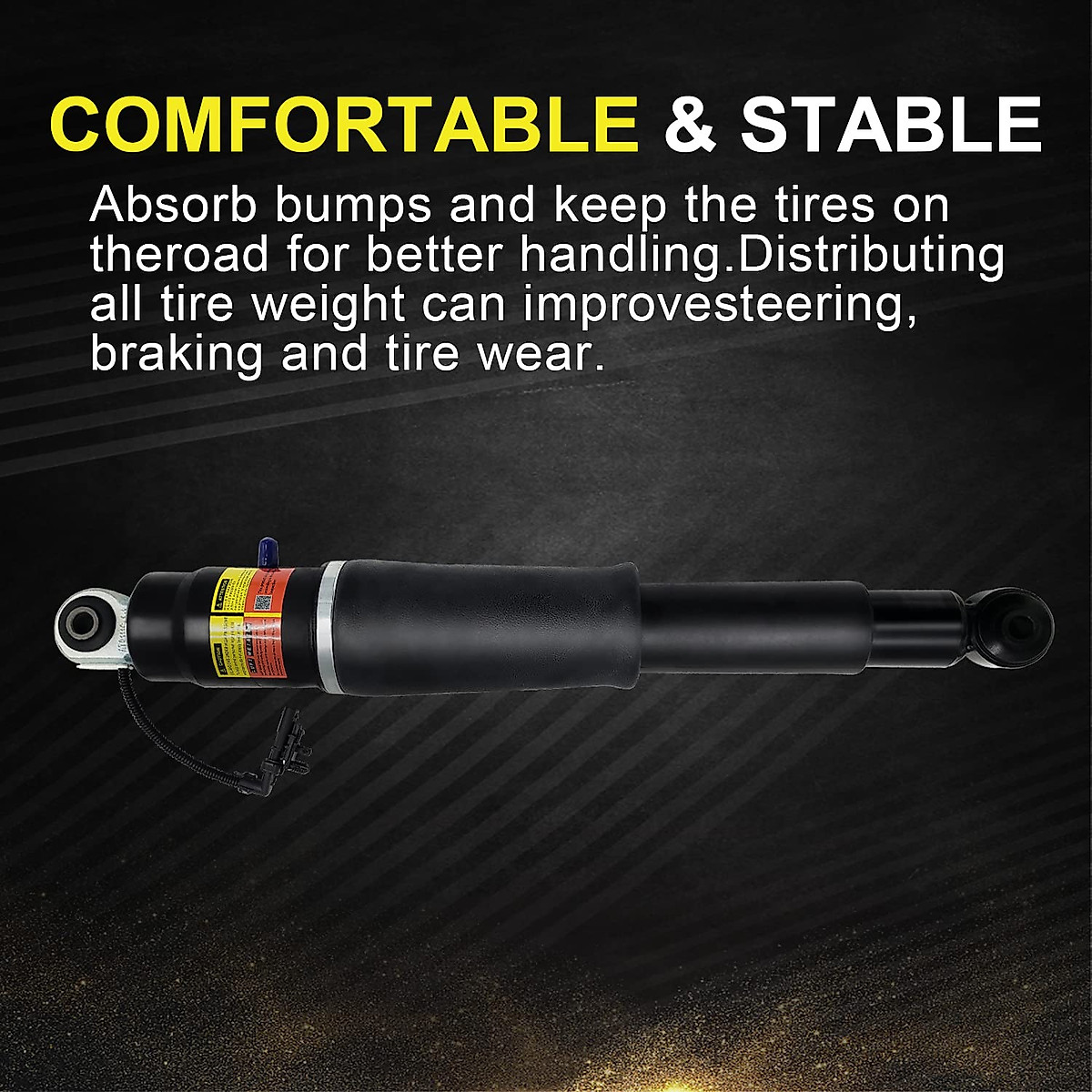 LUFT MEISTER 84176675 Rear Air Shock Absorber Pack of 2 Compatible with 2015-2021 Chevy Tahoe Suburban Cadillac Escalade ESV GMC Yukon XL