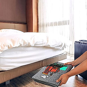 ZNOOOE Toy Box For Boys,Foldable Toy Box,Toy Chest With Lid,Toy Boxes For Kids Extra Large Suitable For Nursery,Playroom,Closet,Family,Toy Storage Train Pattern