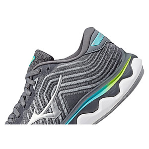 Mizuno Women's Wave Horizon 6 Sneaker, Ultimate Grey/Silver, 9