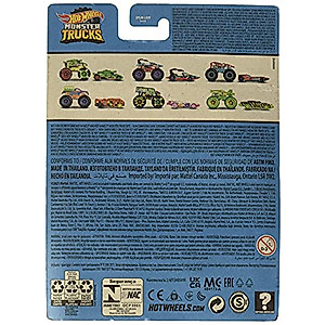 Hot Wheels Monster Trucks, 1:64 2-Pack Invaders, Toy Vehicle for Kids Ages 3 and Up