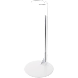 Plymor DSP-15W White Adjustable Doll Stand, fits 25, 26, 27, 28, 29, 30, 31, 32, 33, and 34 inch Dolls, Waist is 3.75 to 5 inches Wide, 11 to 13 inches Around