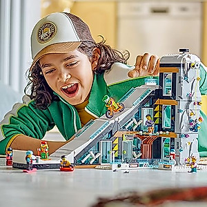 LEGO City Ski and Climbing Center Building Set, 1045 Pieces, for Kids Ages 7 and Up