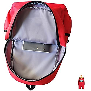 Travel Backpack for Women,Hiking Backpack for Girls,Fishing Backpack for Boys,Backpacks for Teen Girls Red 17In Key chain not included inside