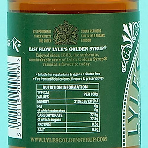 Lyle's Golden Syrup, 11 Oz Bottles, (2 Pack)