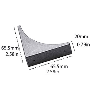 luluxing Ancient Silver Box Corner Protector Decorative Furniture Corner Protectors Edge Safety Guards Furniture Corner Bumpers Pack of 4