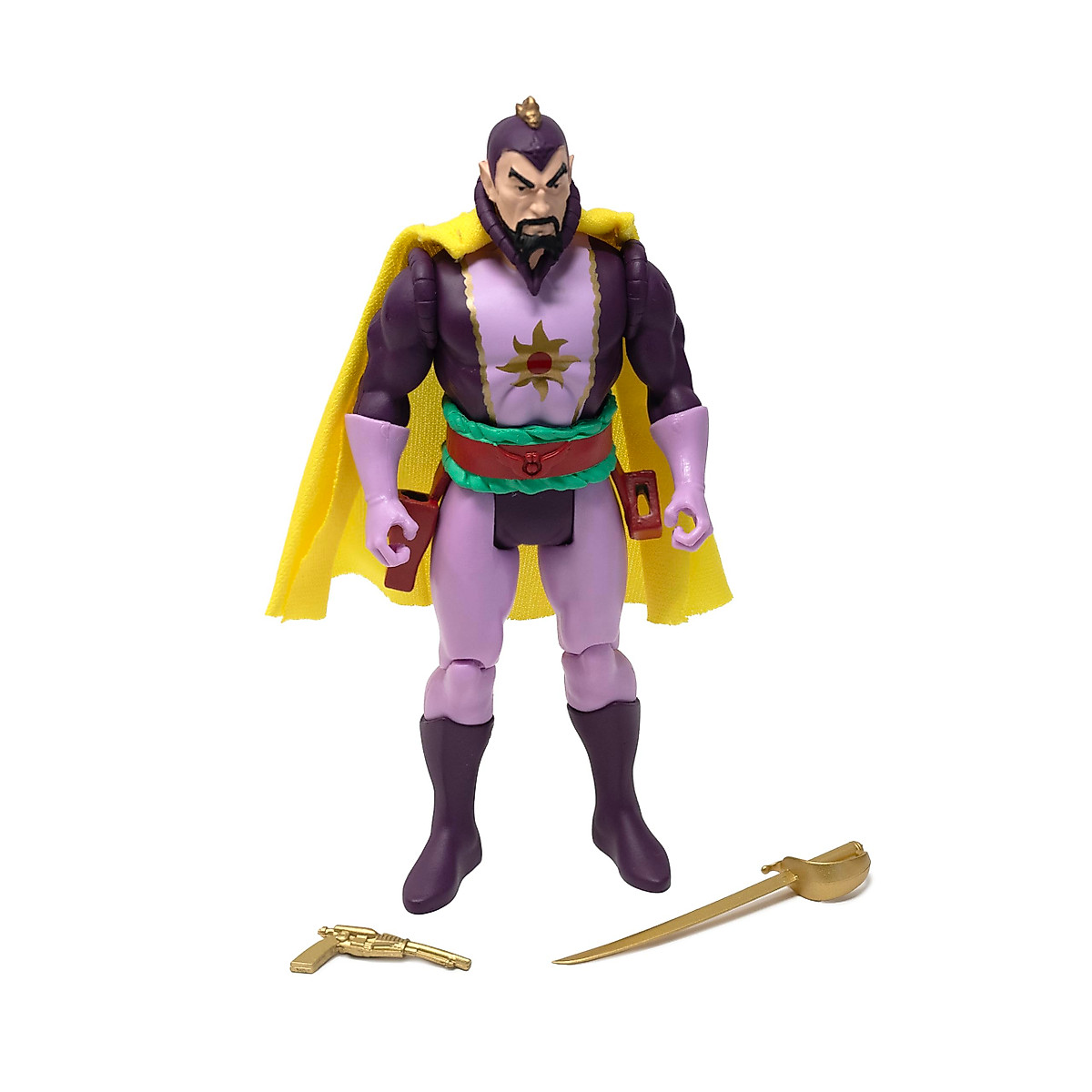 Boss Fight Studio Ming The Merciless from Flash Gordon, King Features Comics Power Stars Collectible Action Figure – Retro-Style Figurine with Accessories and Detailed Sculpting – 5” Tall