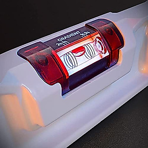 Kapro - 930 SmartCast Professional Level - Cast Mason’s Level - Features Optivision Red Acrylic Vials - VPA Tested - Aluminum - 32 Inch