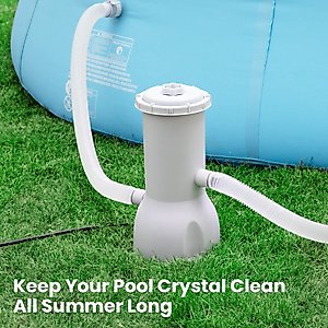 Future Way 1000 GPH Pool Pump Compatible with Intex, Summer Waves Above Ground Pool, Swimming Pool Filter Pump, 110-120V with GFCI, Upgraded Version