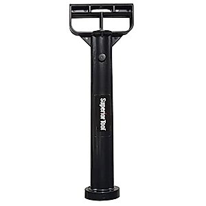 Superior Tool 03990 Water Supply ShutOff Wrench-12 Inch Toilet and Sink Shutoff Wrench , Black
