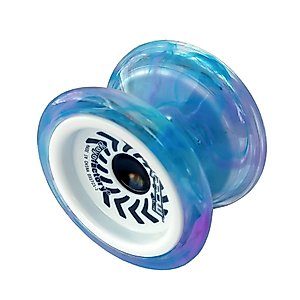 YoyoFactory Arrow Elite Beginner Yoyo Toy - Comes with Extra String & Pre Tied Finger Loop - Includes Bearings for Beginners to High Performance - Boys or Girls Ages 8+ Galaxy.