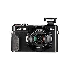 Canon PowerShot G7 X Mark II Digital Camera w/ 1 Inch Sensor and tilt LCD screen - Wi-Fi & NFC Enabled with Canon Battery Pack