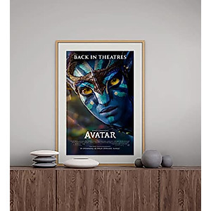 Avatar: The Way of Water Poster (2022), Avatar (2009) and the Re-Release Poster of Avatar, Set of 3 Movie Posters (11 x 17)