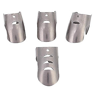 4Pcs Stainless Steel Finger Guard, Professional Slice Finger Guard Safe Finger Protector Home Kitchen Cooking Tool