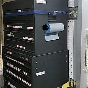 DC Cargo Mall Trailer Paper Towel Holder, Magnetic | Shop Towel Holder for E-Track, Toolboxes, Metal Cabinets | E-Track Accessories