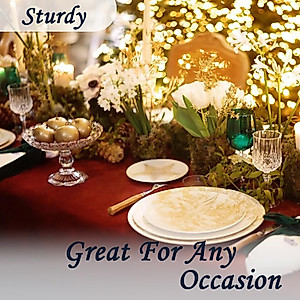 LEYIQU Transparent Plastic Wine Glasses，Transparent Plastic Goblets for Parties，Transparent Drinking Glasses for Wedding Reception, Grand Event Party Supplies (24, transparent)