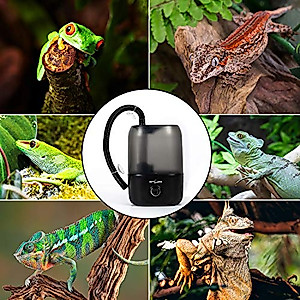 REPTI ZOO 4L Reptile Humidifier, Upgrade Reptile Fogger Large Reptile Mister Tank Terrarium Humidifier Fogger for Reptiles Amphibians Herps Vivarium