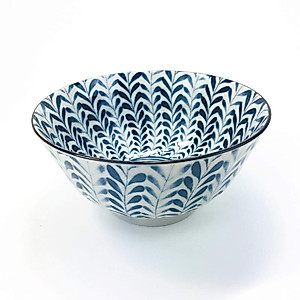 Japanese Mino Ware Chawan 5.0 inches Rice Bowls 5 patterns with Gift Box set, ceramic mino yaki