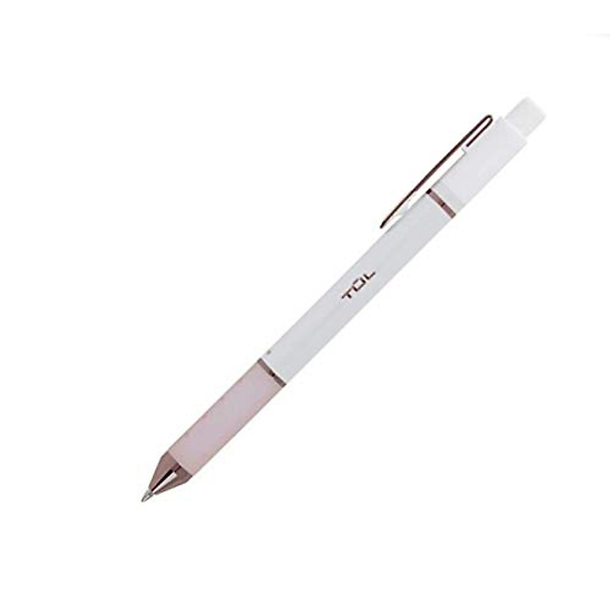 TUL Retractable Gel Pens, Limited Edition, Sunset Shades, Medium Point, 0.7 mm, Pearl White Barrel, Blue Ink, Pack of 4