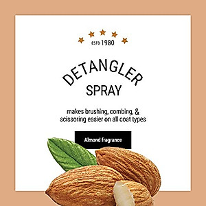 The Coat Handler Anti-Static Detangler Dog Spray - Eliminates Static and Fly-Away Hair, All Natural Ingredients