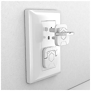 Baby Proofing Outlet Covers (60 Pack) Electric Outlet Pulg Covers for Baby Safety Socket Cover Protector Cap to Prevent Your Child from Power Shock Hazard