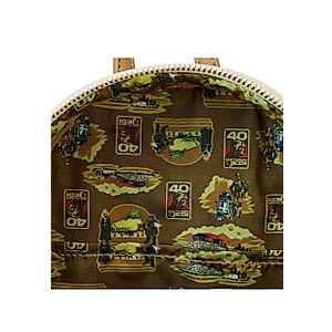 Star Wars Return of the Jedi 40th Anniversary Jabba's Palace Scene Loungefly Mini Backpack Standard