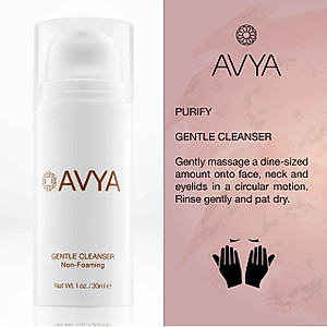Avya Skincare Ayurvedic Weekend Travel Set | 4 Piece Skincare Travel Set | Gentle Cleanser, Eye Cream, Anti-Aging Serum, Night Cream