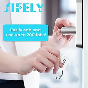 Sifely Smart Lock, Keyless Entry Keypad, Fingerprint, Biometric, Passcode Code, Digital Door Lock (Fob)