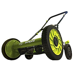 Sun Joe MJ504M Manual Reel Mower without Grass Catcher, 16"